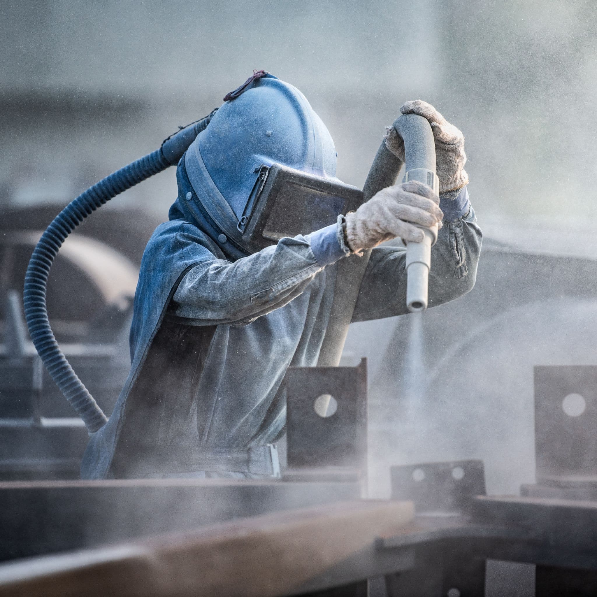 Hardened Steel Angular Grit - Shot Blasting Media. 25KG Bag.