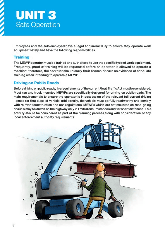 Mobile Elevating Work Platforms MEWPs Handbook
