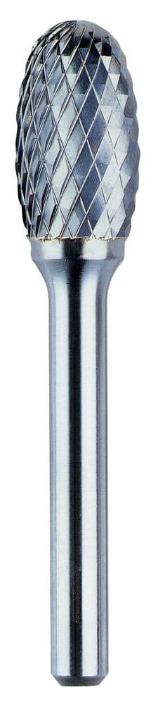 Oval shape carbide burr | Aluminium cut | 10 mm