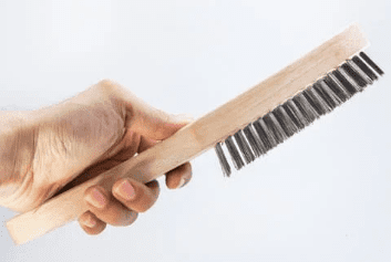 Stainless steel wooden handled wire brushes / Abracs