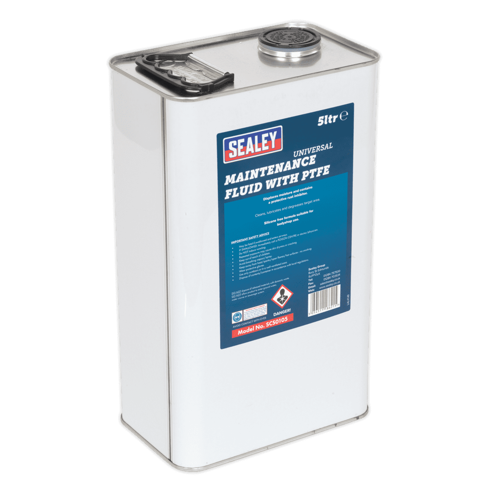 Universal Maintenance Fluid with PTFE 5L SCS0105 Sealey