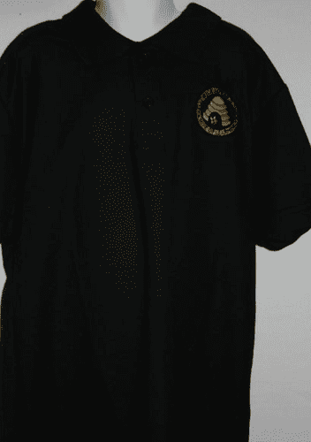 Flitwick Lower School Polo Shirt White Yellow and Black