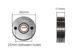 Double Drive Feed Rollers