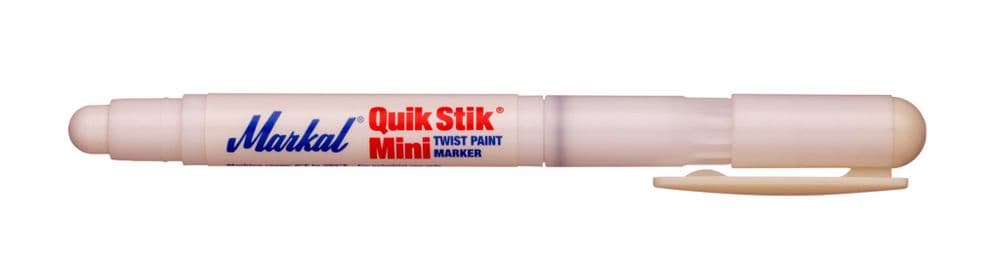 Markal Quik Stick Mini - White Pen