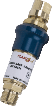 Oxygen Flashback Arrestor - Resettable