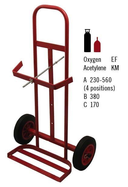 Portable Oxy Acetylene Gas Cylinder Trolley