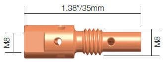 MB25 MIG Tip Adaptor