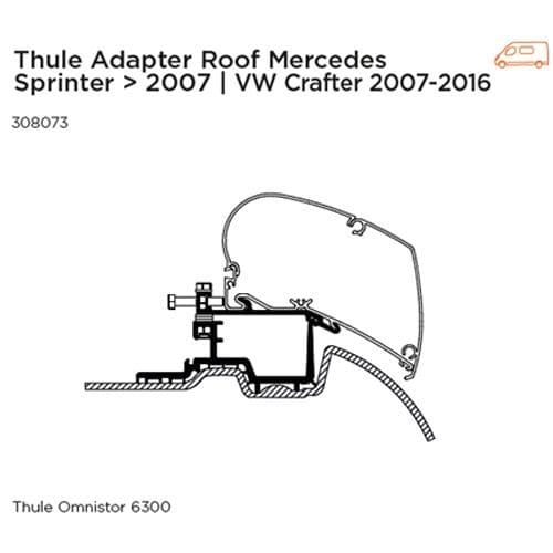 ADAPTER SET FOR MERC SPRINTER 2007 & VW CRAFTER 2007-16