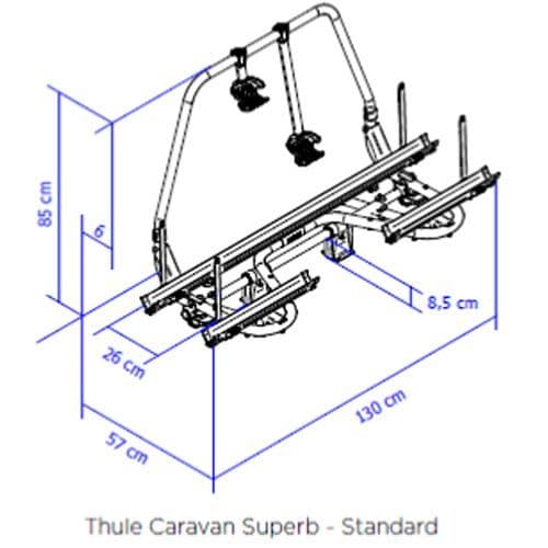 THULE CARAVAN SUPERB - BLACK