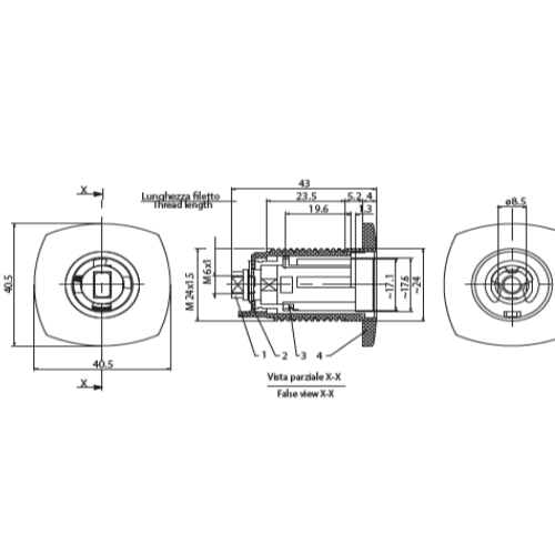 ZADI SQUARE PUSH LOCK