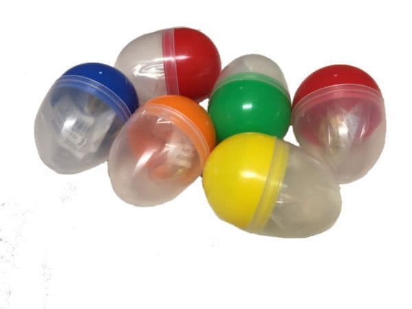 43mm x 60mm Empty Vending Chicken Egg Capsules x 100