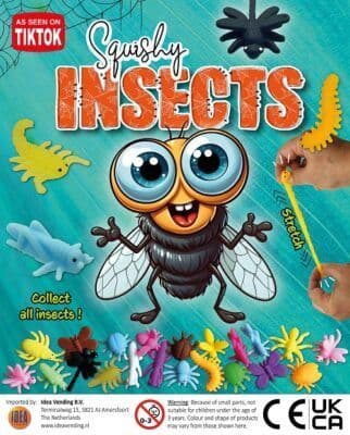 50mm Squishy Insects x 100