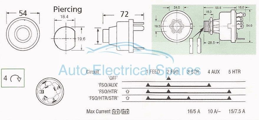 Lucas 128sa Ignition Switch Wiring Diagram - Wiring Diagram