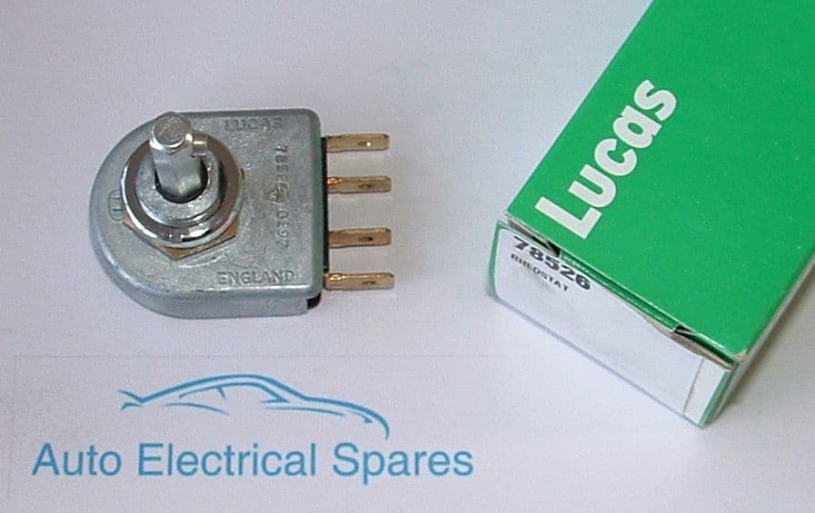 Aston Martin MGA MGB TR3 TR4 Lucas Rheostat Switch Dimmer, 55% OFF