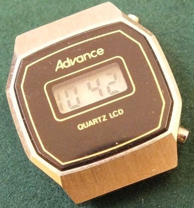 ADVANCE QUARTZ LCD Classic ladies watch