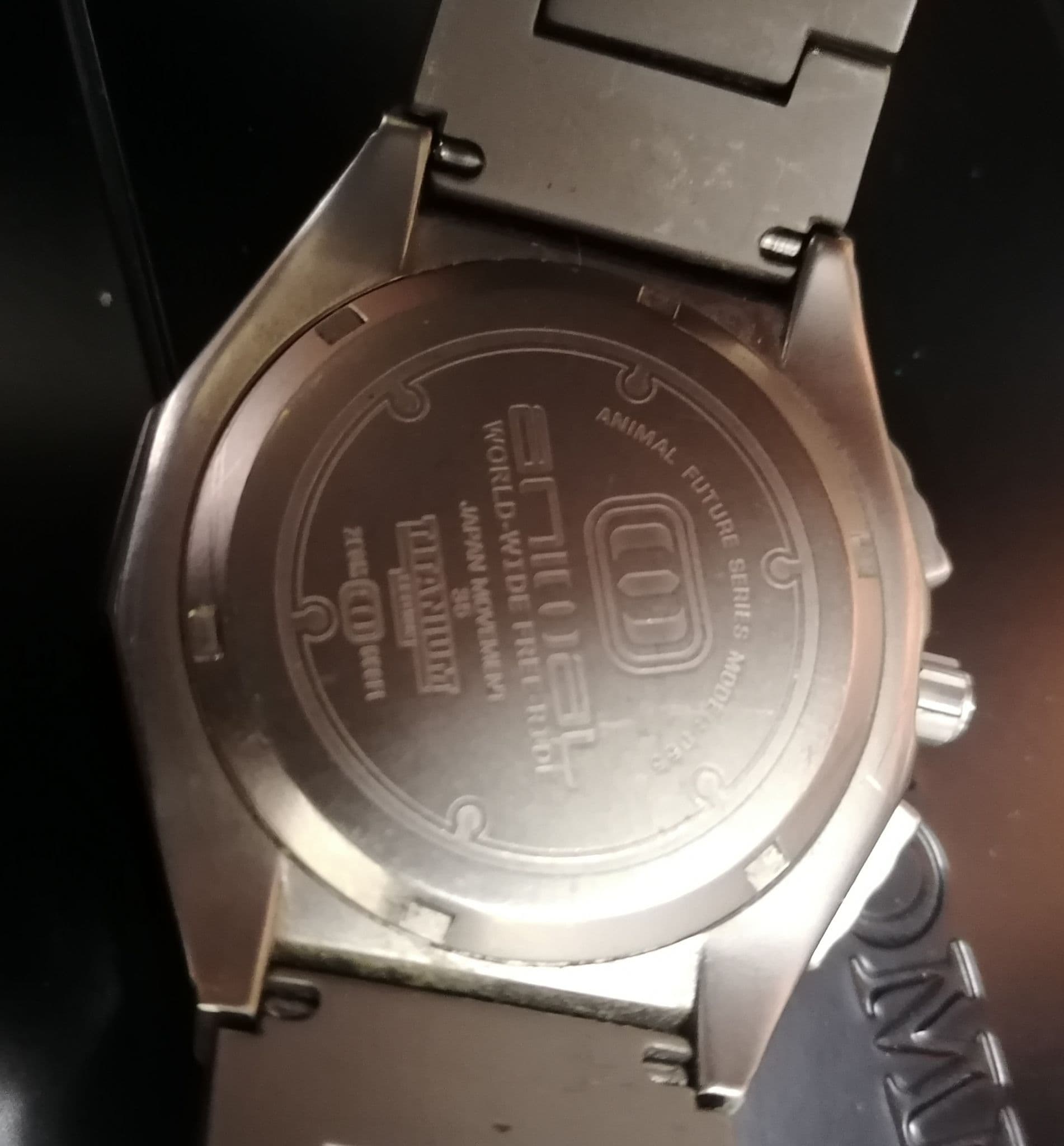 Animal Titanium quartz chronograph