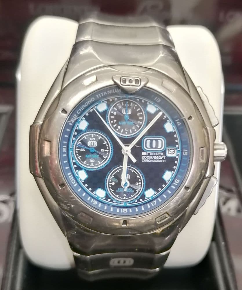 Animal Titanium quartz chronograph