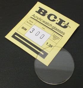 BCL Acrylic Watch Glasses assorted sizes available new old stock SIZE ...