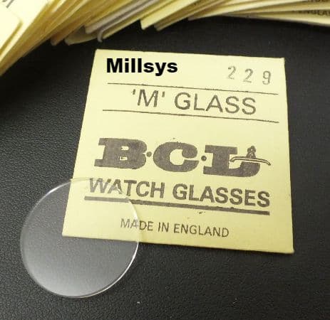 BCL M Glass Flat Assorted Sizes