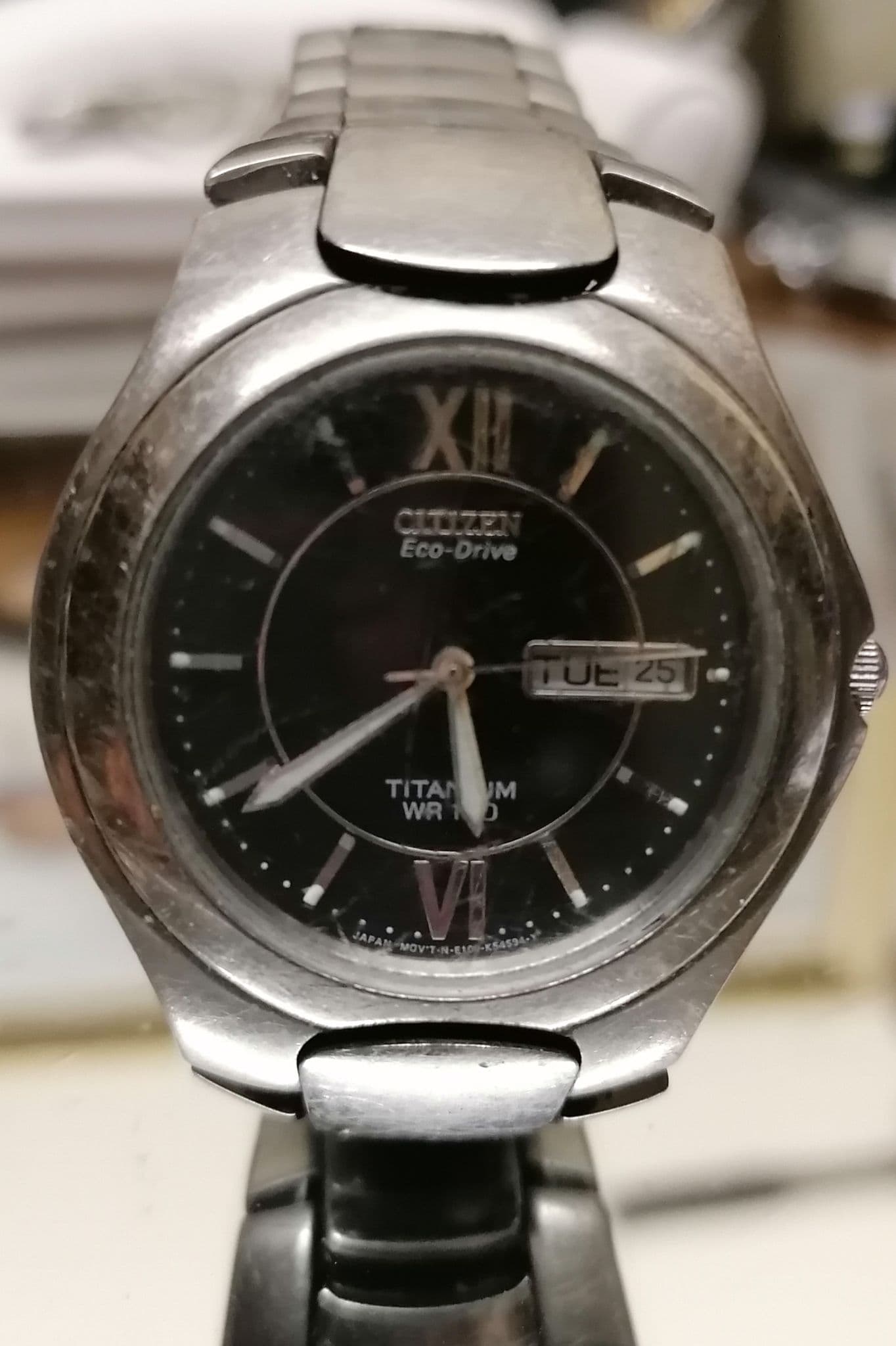 Citizen Eco Drive Titanium running project