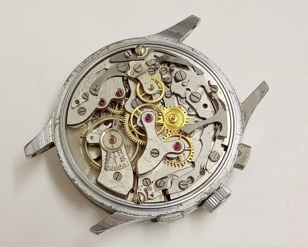 Delbana chronograph movement for parts or project