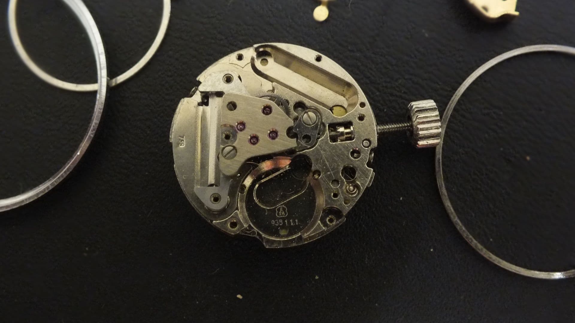 ESA 953 111 Quartz movement in parts with ORIOSA Dial