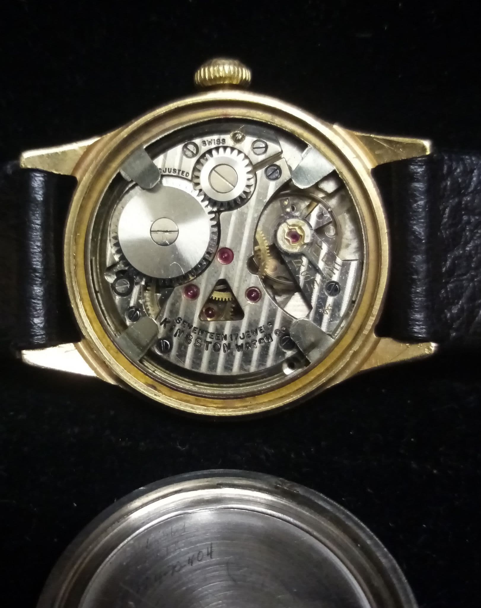 Kingston Watch Co manual Winding 10k gold