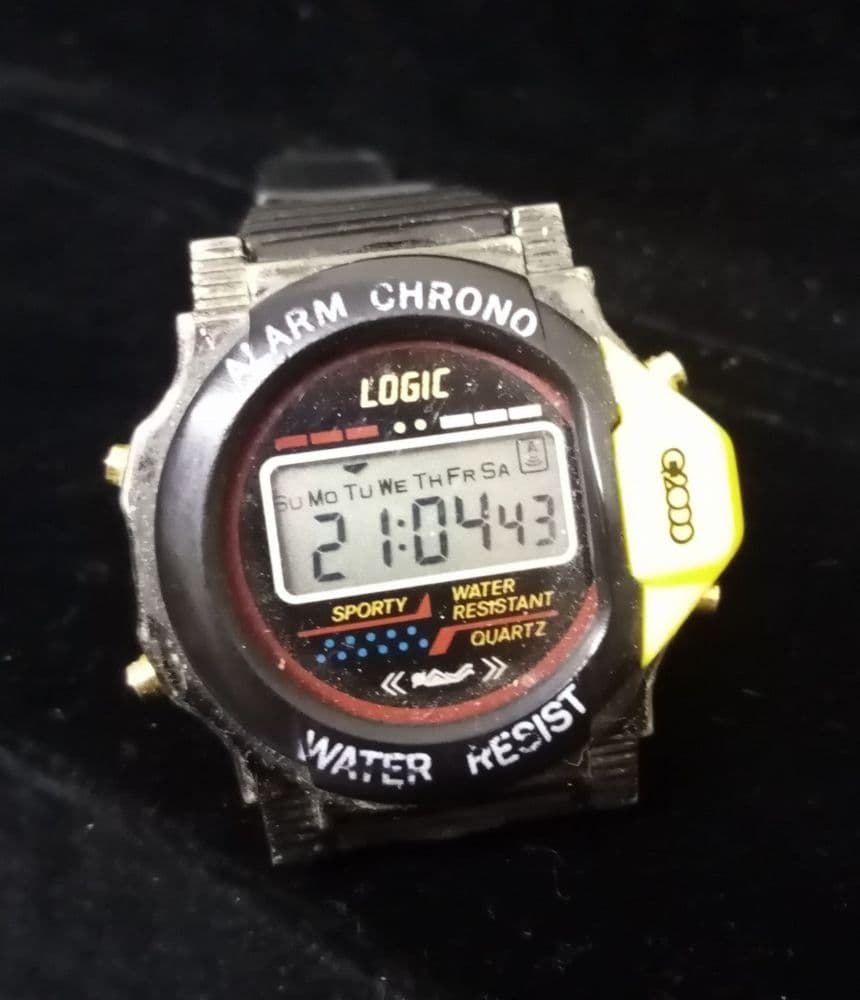Logic G2000 vintage digital alarm chrono
