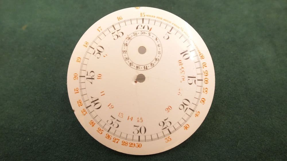 Porcelain Stop watch Dial Lovely