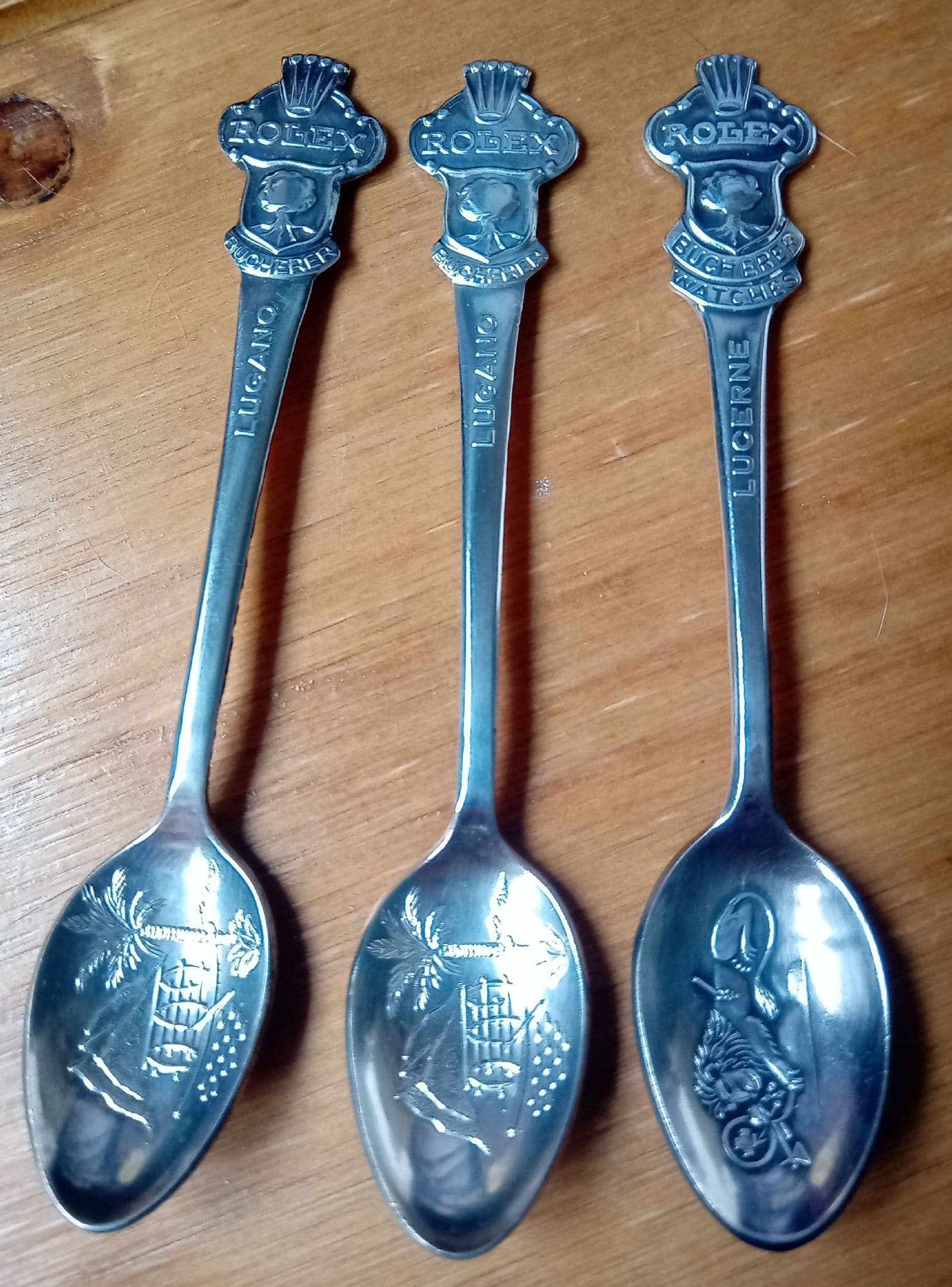 Rolex promotional spoons X 3