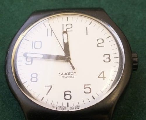 SWATCH AG 2001 LARGE SIZE WATCH 44 mm Width