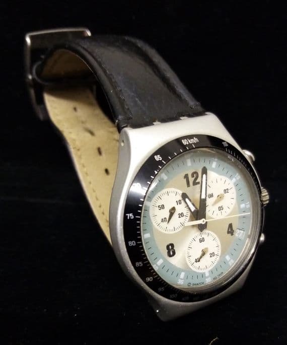 Swatch irony aluminium chronograph