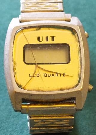 UIT Digital untested for project or parts great vintage watch