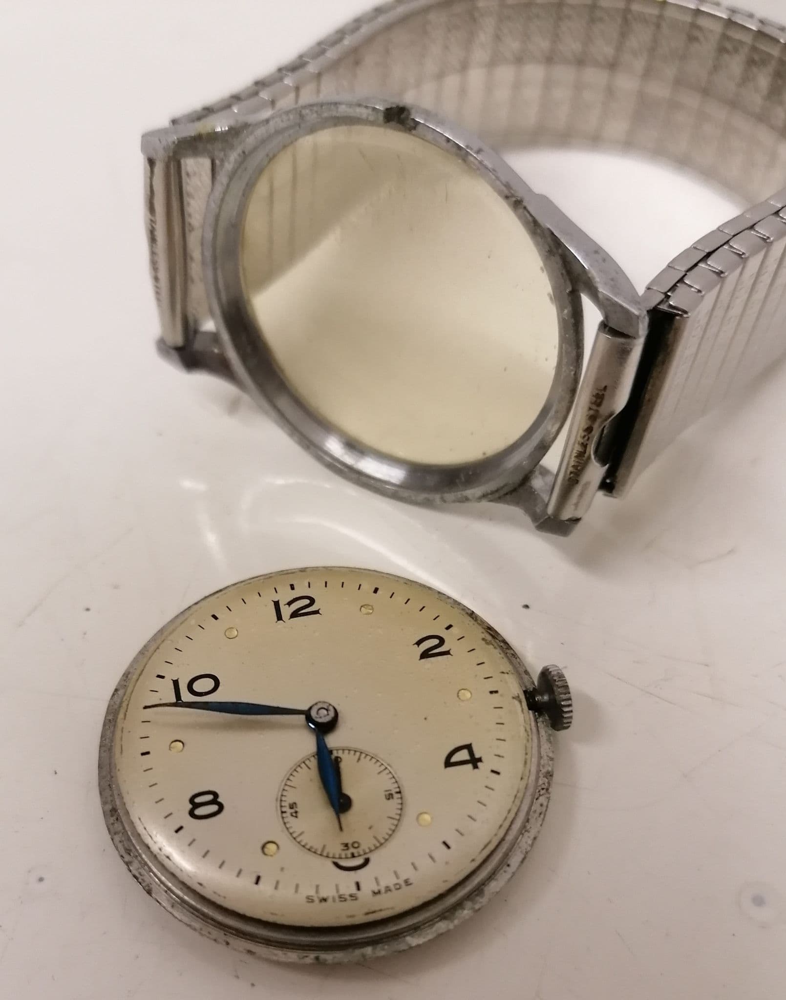 Unbranded Swiss 1960s manual watch