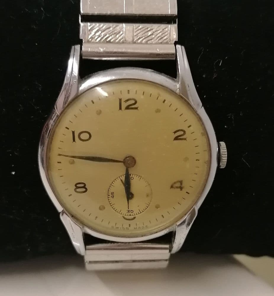 Unbranded Swiss 1960s manual watch