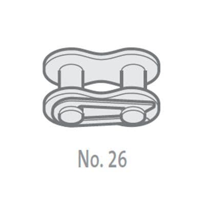 05B-1-NO26 Chain Connecting Link 5/16" 8mm Pitch BS Simplex Connecting ...