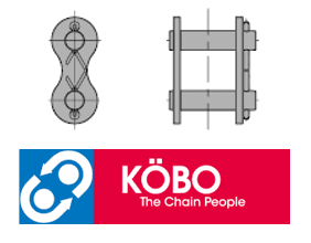 28B-1 Kobo Simple Connecting Link 1-3/4" Pitch BS