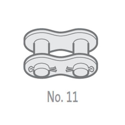 28B-1-NO11 Chain Connecting Link 1-3/4" Pitch BS Simplex Connecting ...
