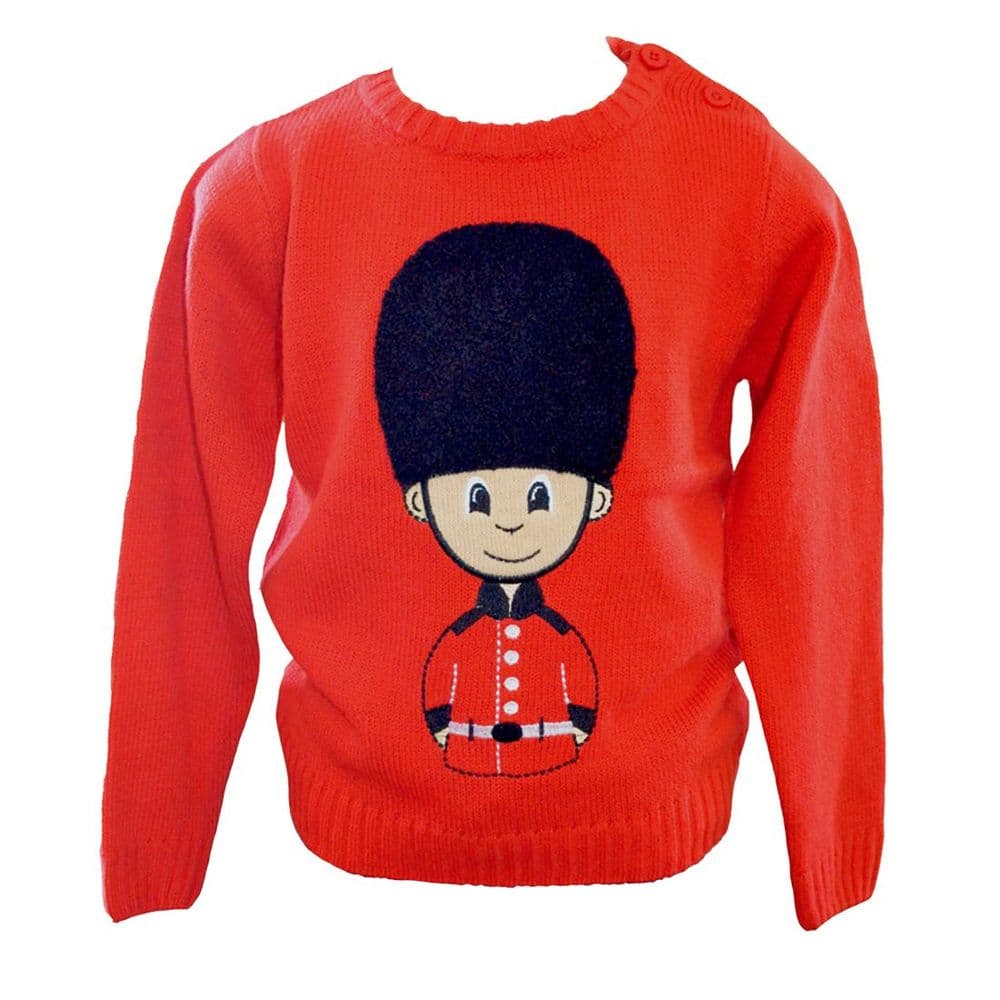 BR7017 Red Guardsman Jumper Plush Bearskin Hat
