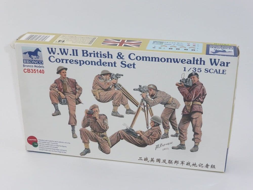 Bronco Kit CB35140 - WWII British & Commonwealth War Correspondent Set
