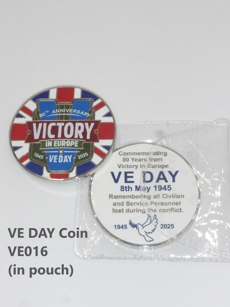 Coin - Celebrating VE DAY 80 Years 8th May 2025 IN POUCH VE016