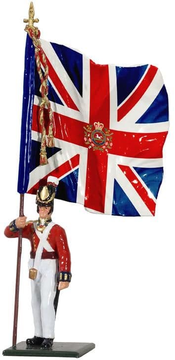 WB44062 British Infantry King s 8th Regiment of Foot Ensign with King s ...