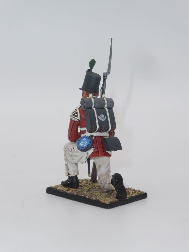 Centurion NAP10 - British 43rd Foot Light Infantry Private Kneeling Ready