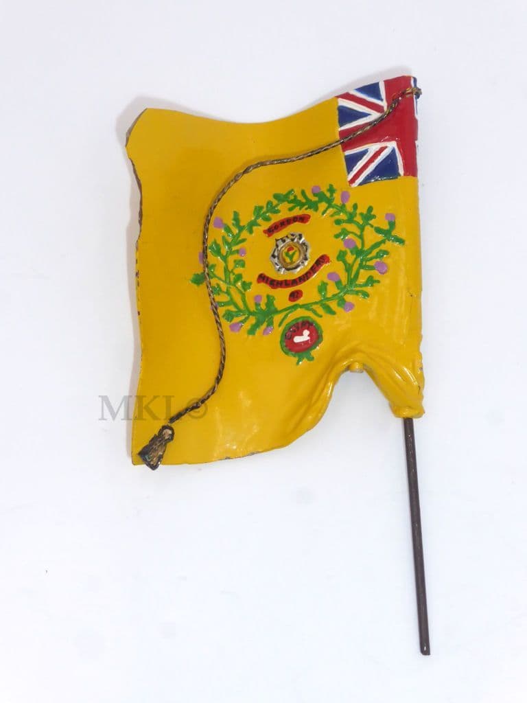 Trophy Miniatures Resin Flag Damaged please read description