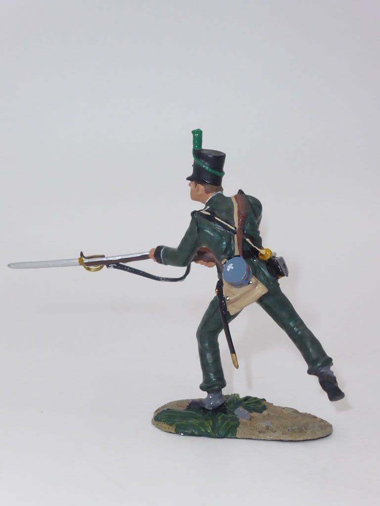 WB50024C Napoleonic War British 95th Rifles Charging 1815