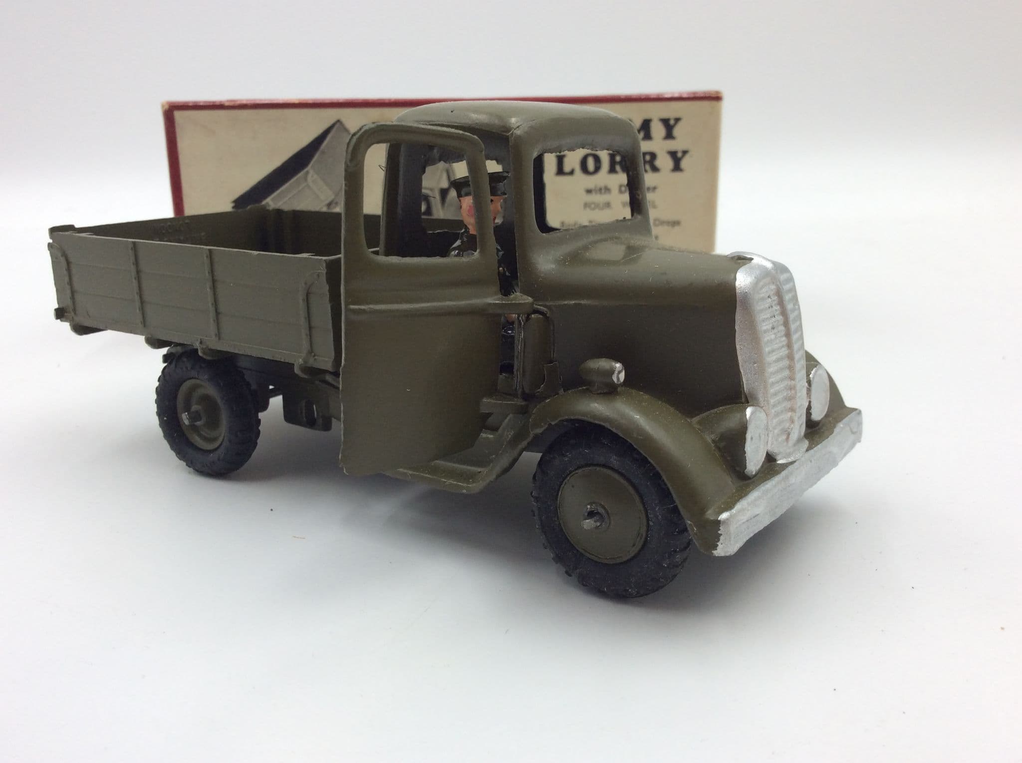 William Britain Vintage Metal 4 Wheel Army Lorry Item 1334