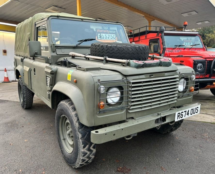 SOLD Defender 110 Soft Top Wolf Ex-Military 300Tdi R674 OUS 1998