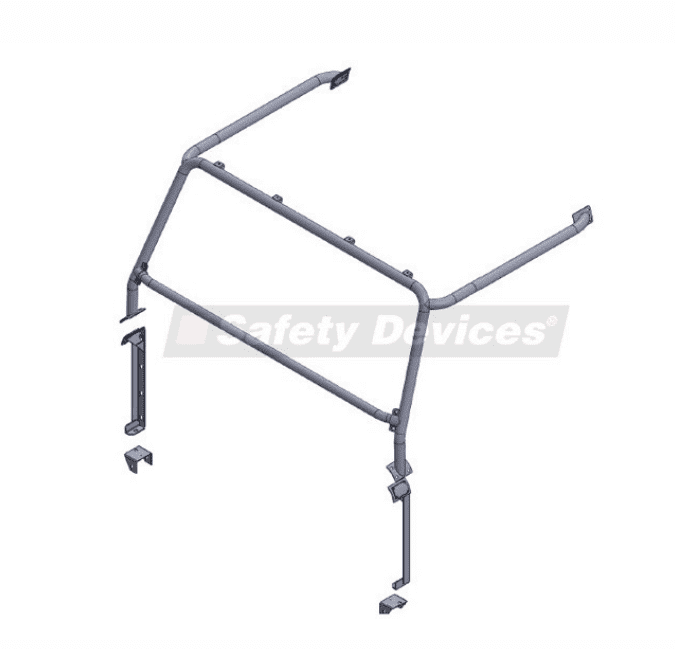 4-Point External Front Roll Cage