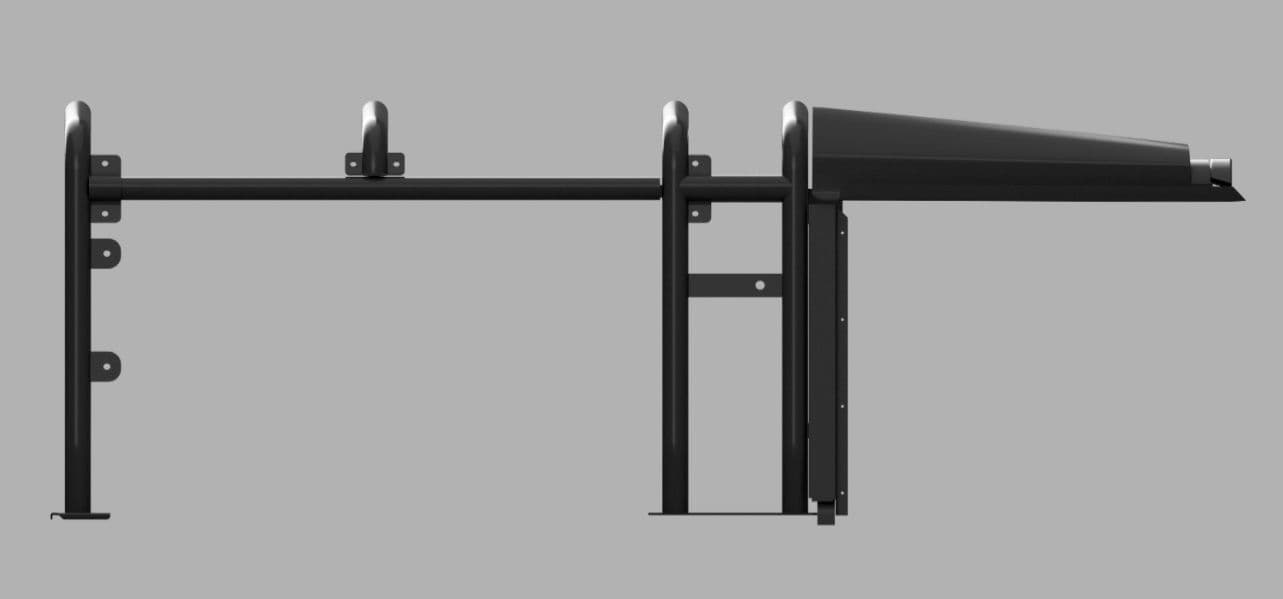 90 Soft Top Heavy Duty Bar Set with Canvas Hood