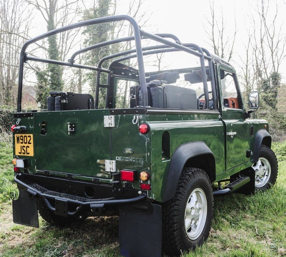 90 Soft Top Heavy Duty Bar Set with Canvas Hood